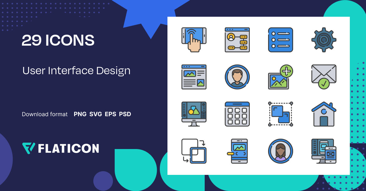 User Interface Design Icon Pack | Soft-fill | 29 .SVG Icons