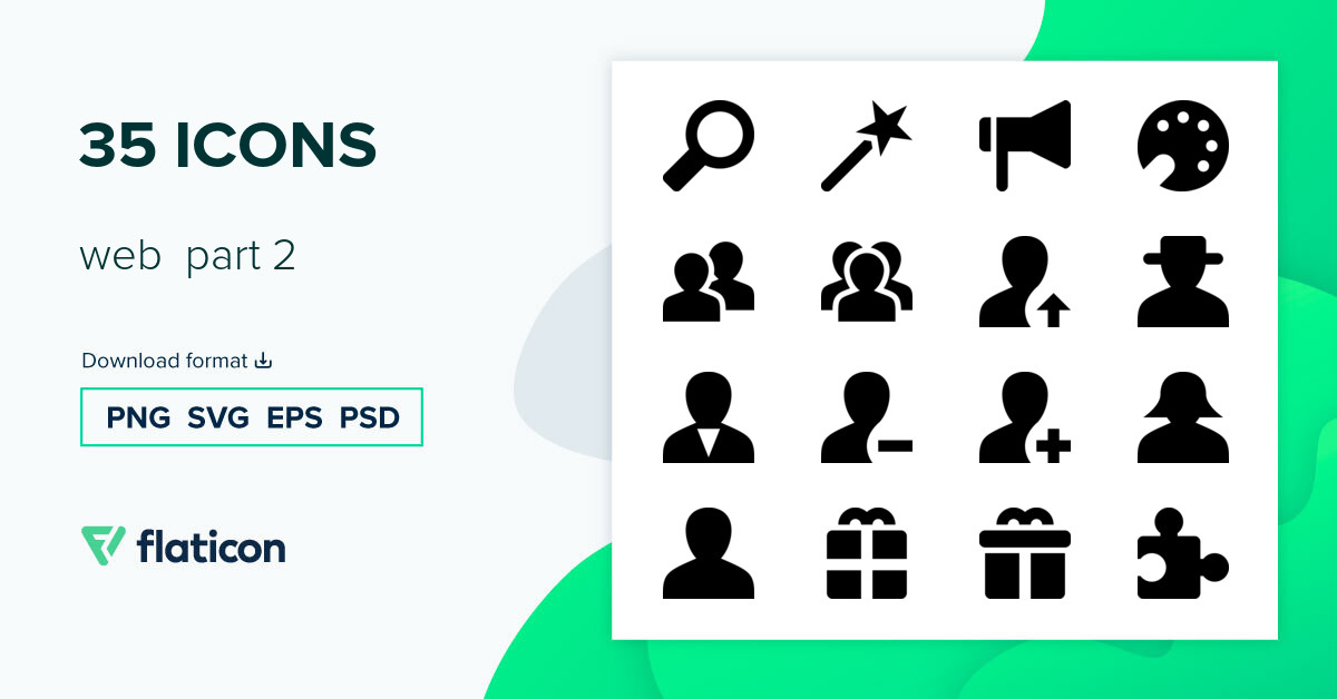 Web part 2 Icon Pack | 35 .SVG Icons