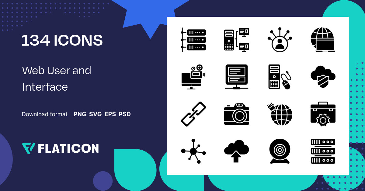 Web User and Interface Icon Pack | Black fill | +130 .SVG Icons