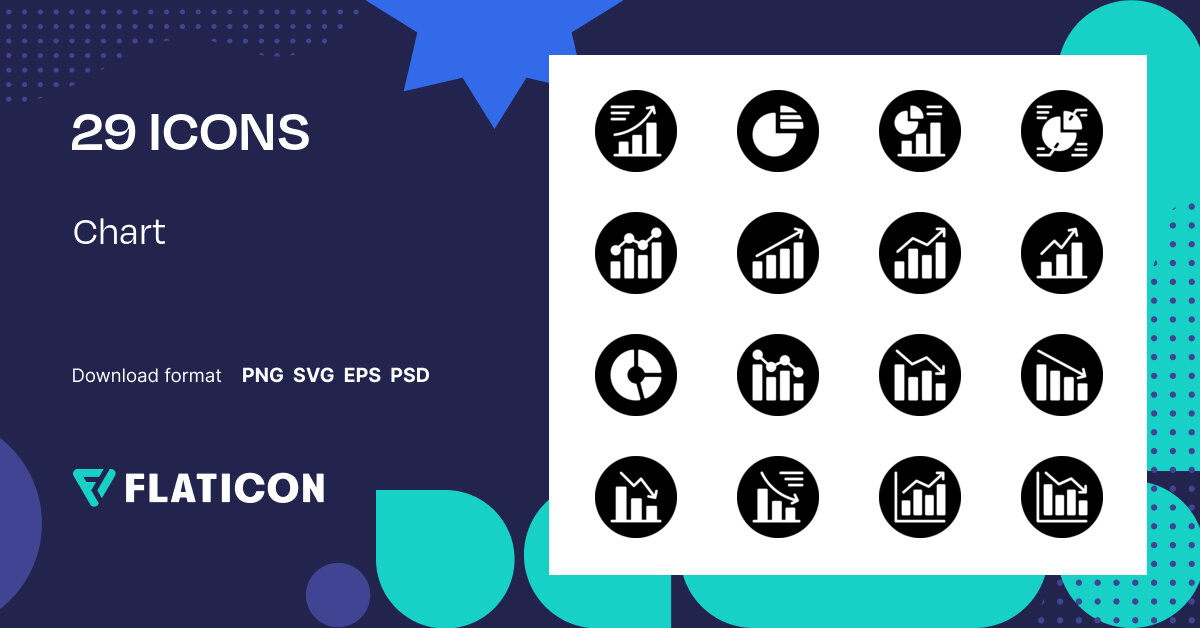 Chart Icon Pack | Mixed | 29 .SVG Icons